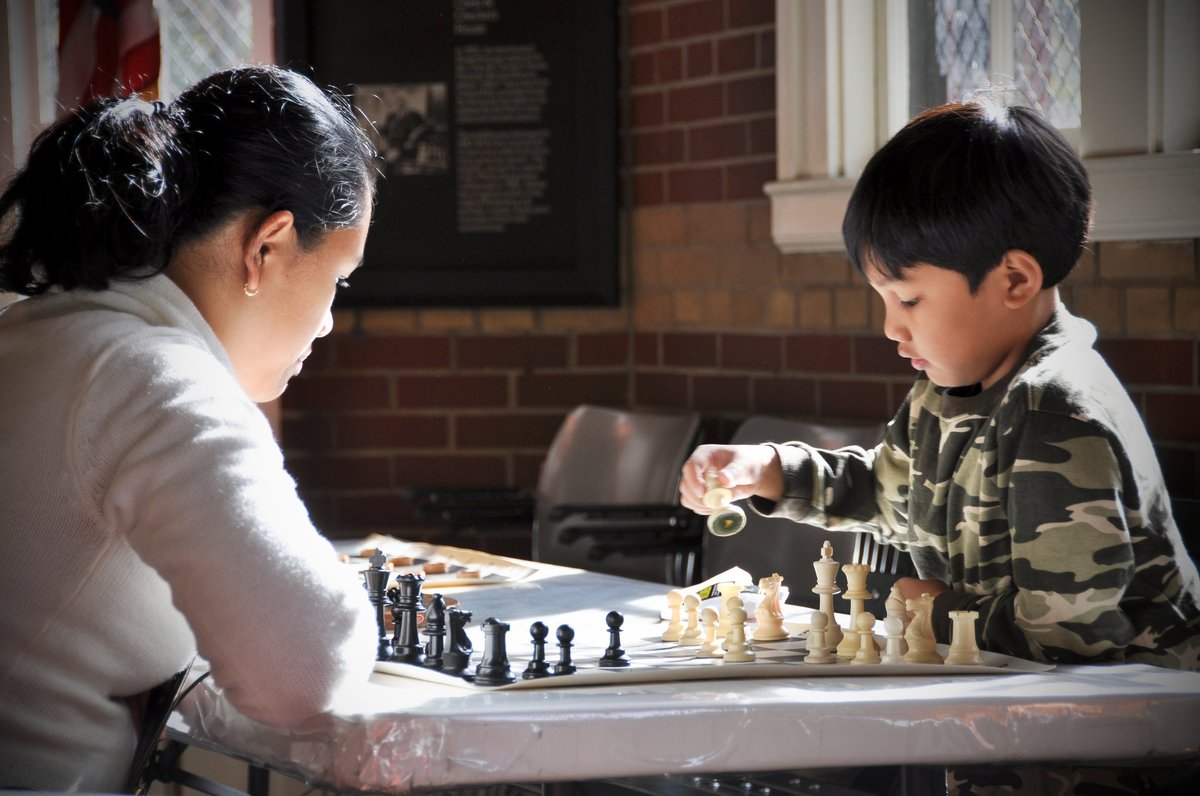 Playing Chess & Checkers | Central Park NYC